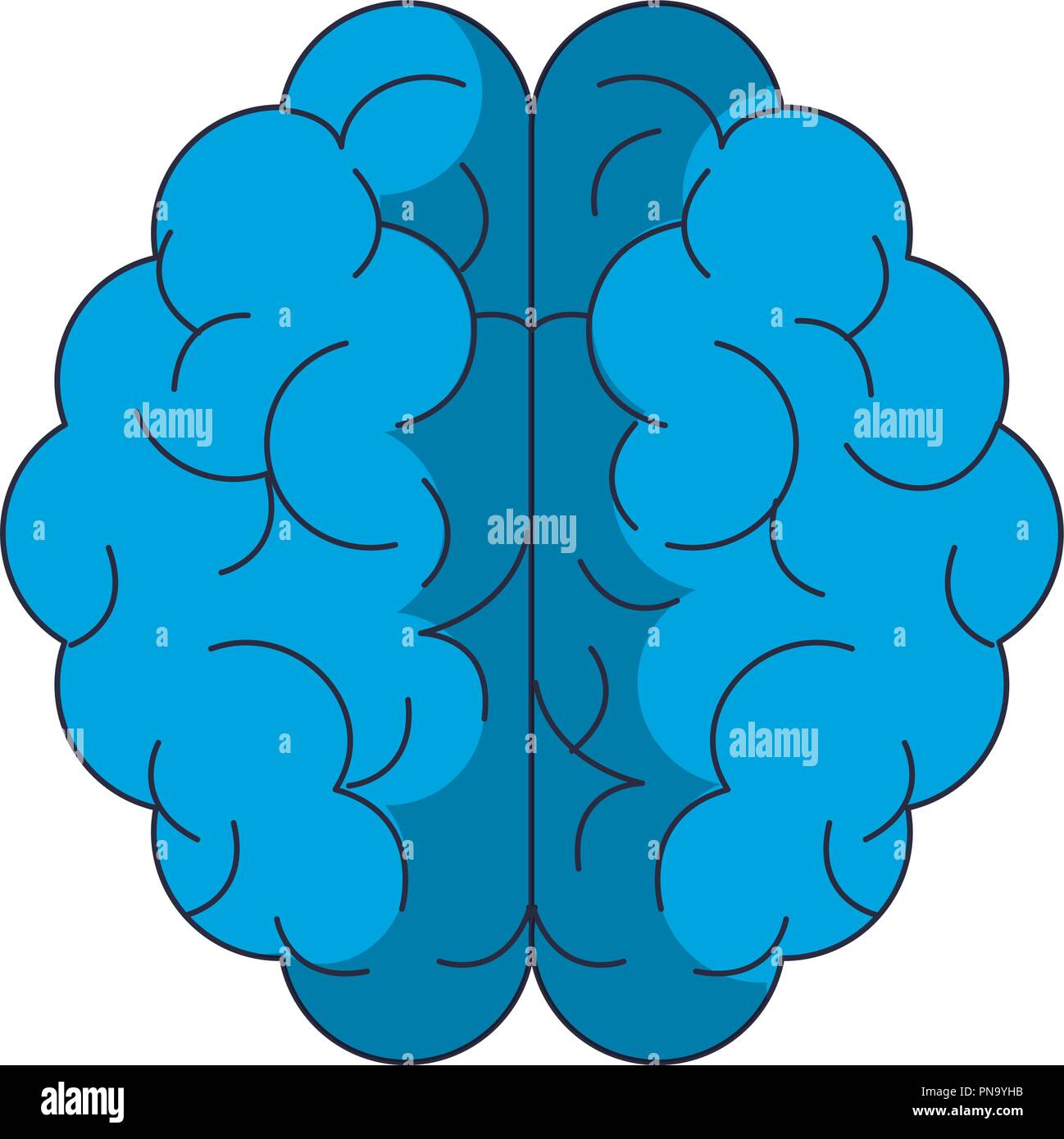 Human brain symbol Stock Vector Image & Art - Alamy
