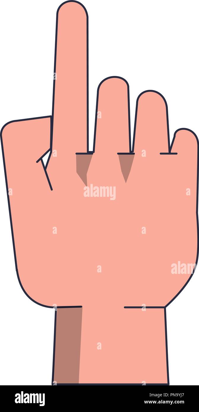 Hand pointing up Stock Vector Image & Art - Alamy