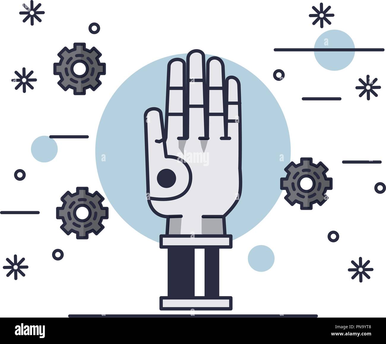 Robot hand technology Stock Vector Image & Art - Alamy