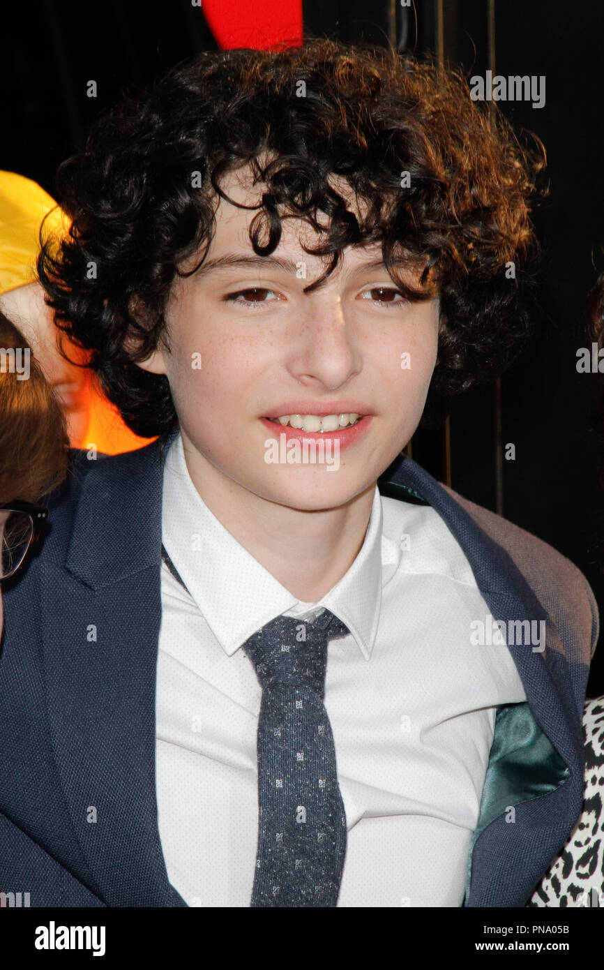Finn Wolfhard at the World Premiere of New Line Cinema's "It" held at ...