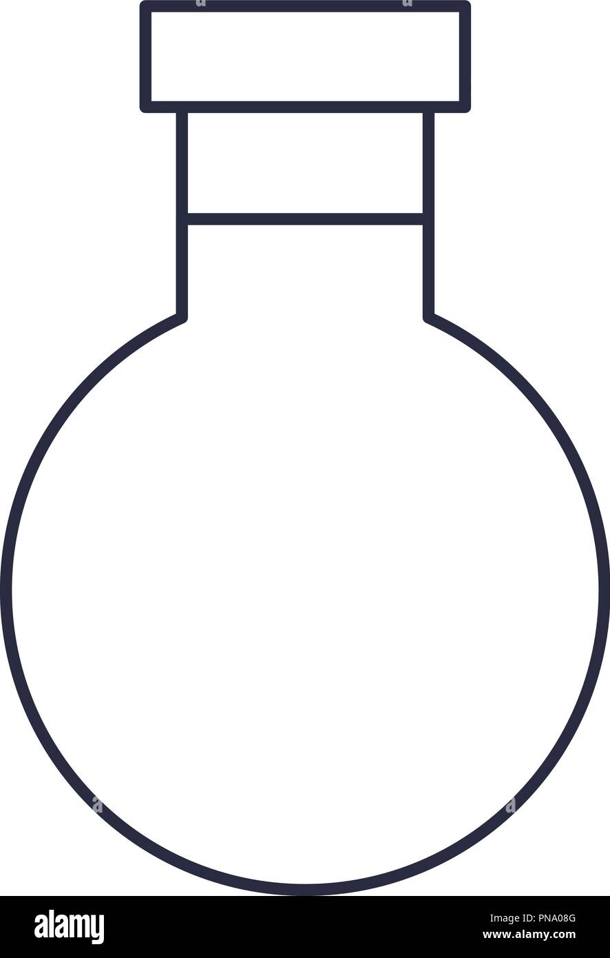 Chemistry flask symbol Stock Vector Image & Art - Alamy