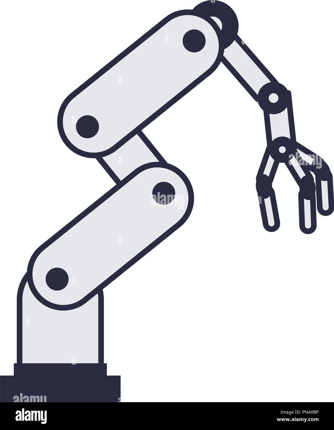 Robot palm Stock Vector Images - Alamy