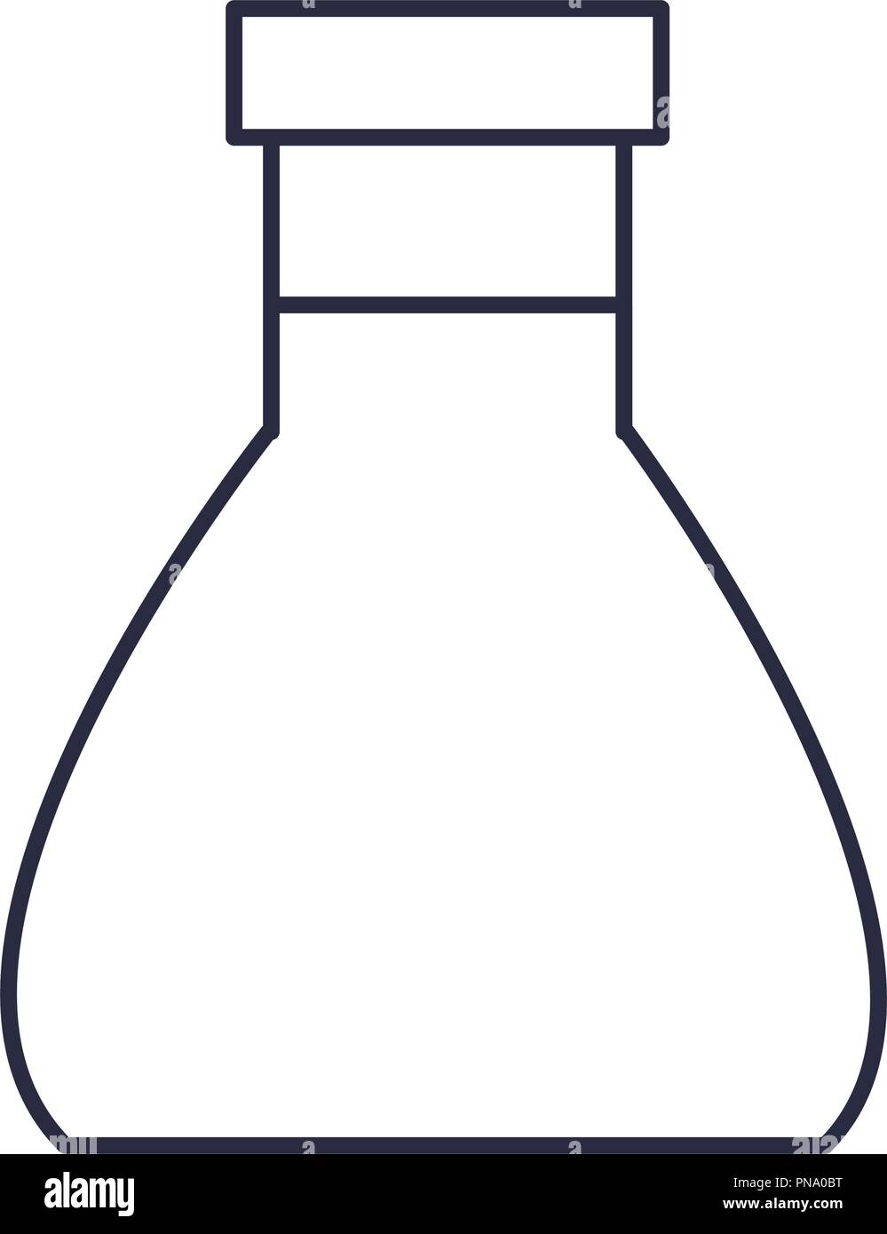 Chemistry flask symbol Stock Vector Image & Art - Alamy