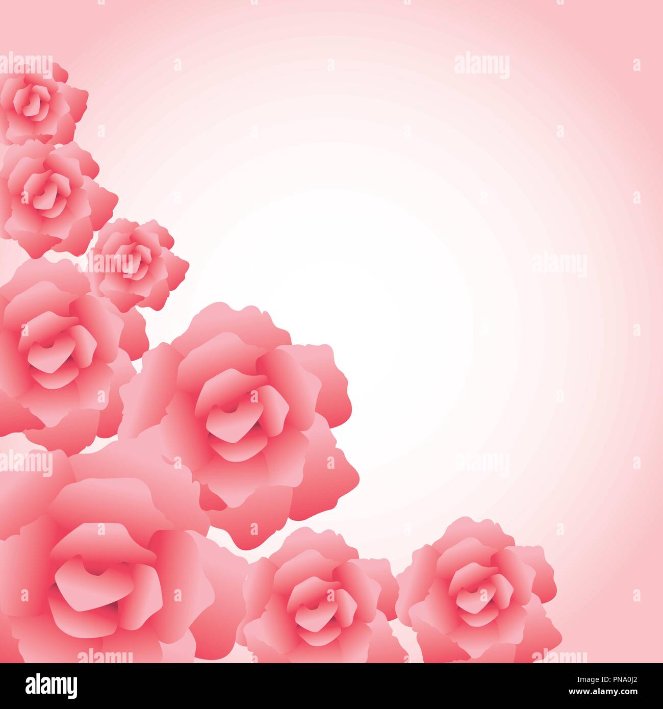 floral blank card frame Stock Vector Image & Art - Alamy