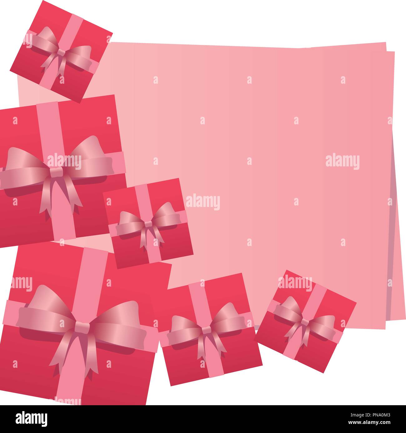 Ribbon giftboxes Stock Vector Images - Alamy