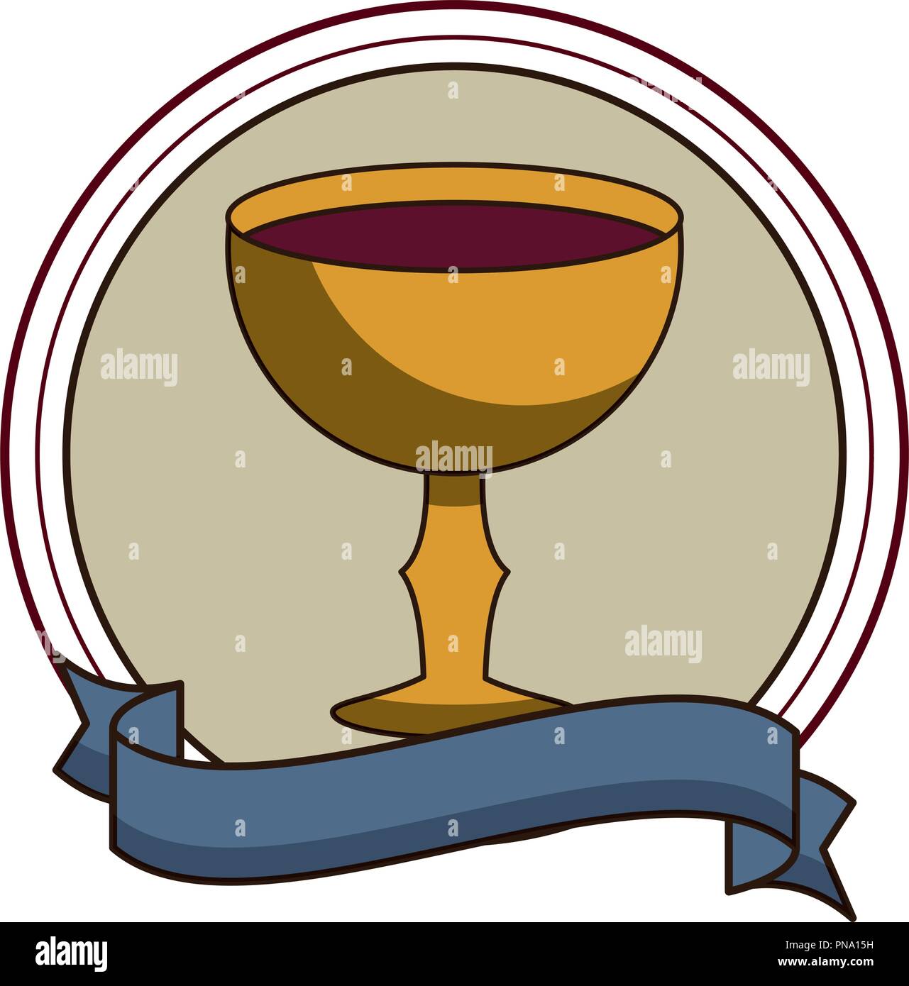 Round chalice Stock Vector Images - Alamy