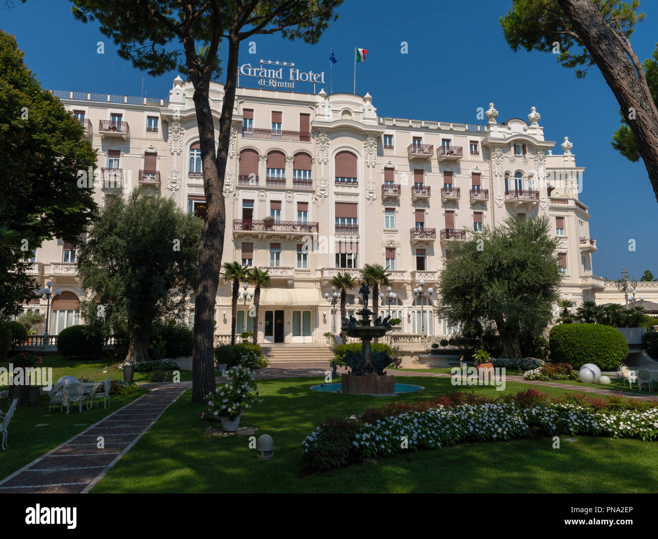 The Grand Hotel, Rimini, Emilia Romagna, Italy Stock Photo - Alamy