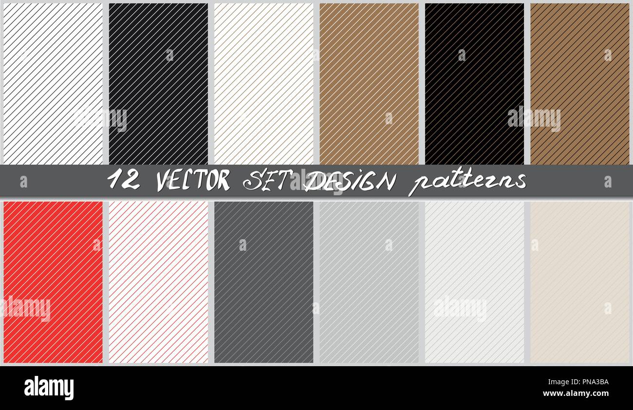 Set of thin diagonal stripes vector background. Geometric backgrounds ... Set of thin diagonal stripes vector background. Geometric backgrounds ...
