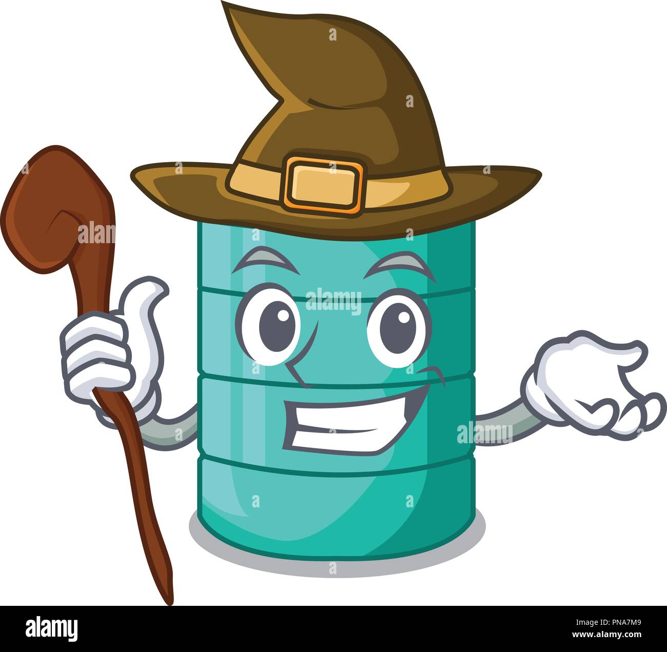 Witch cartoon water tank on the tower Stock Vector Image & Art - Alamy