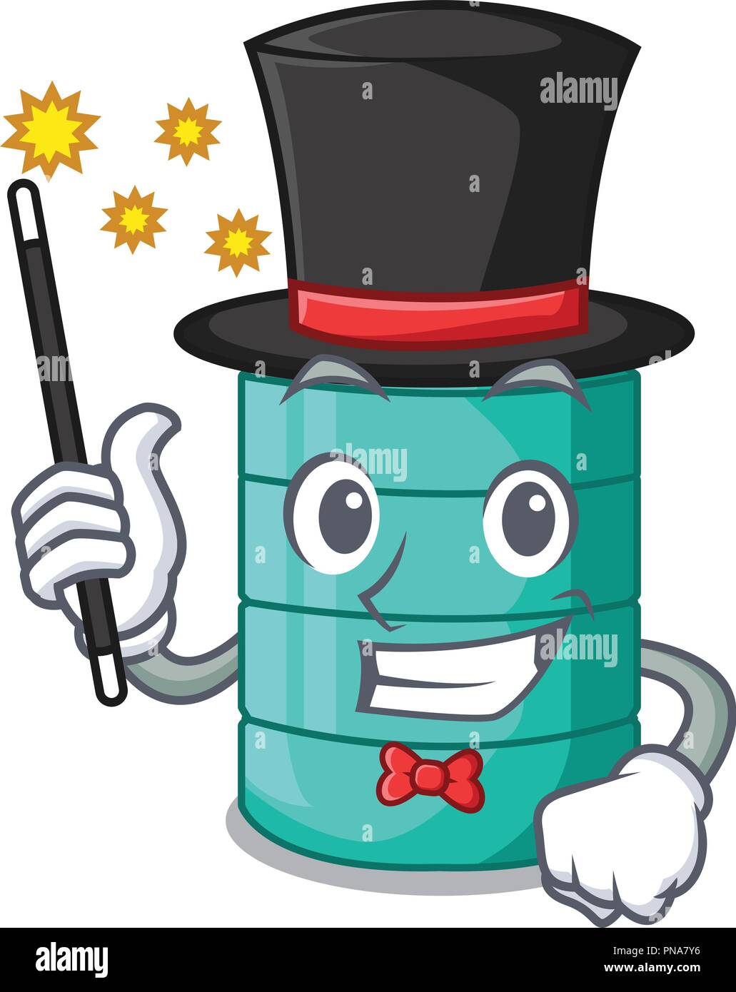Magician cartoon water tank for in agriculture Stock Vector Image & Art ...