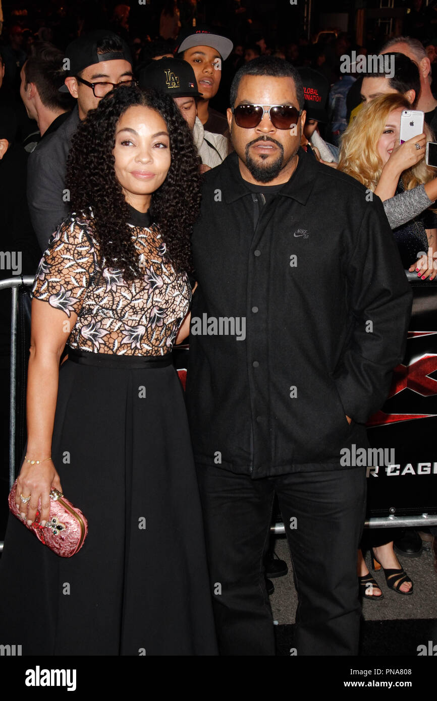 Kimberly Woodruff, Ice Cube at the Premiere of Paramount Pictures' "xXx ...