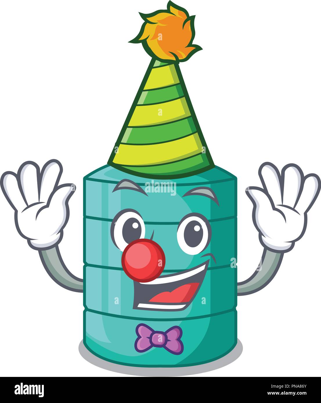 Clown cartoon water tank for in agriculture Stock Vector Image & Art ...