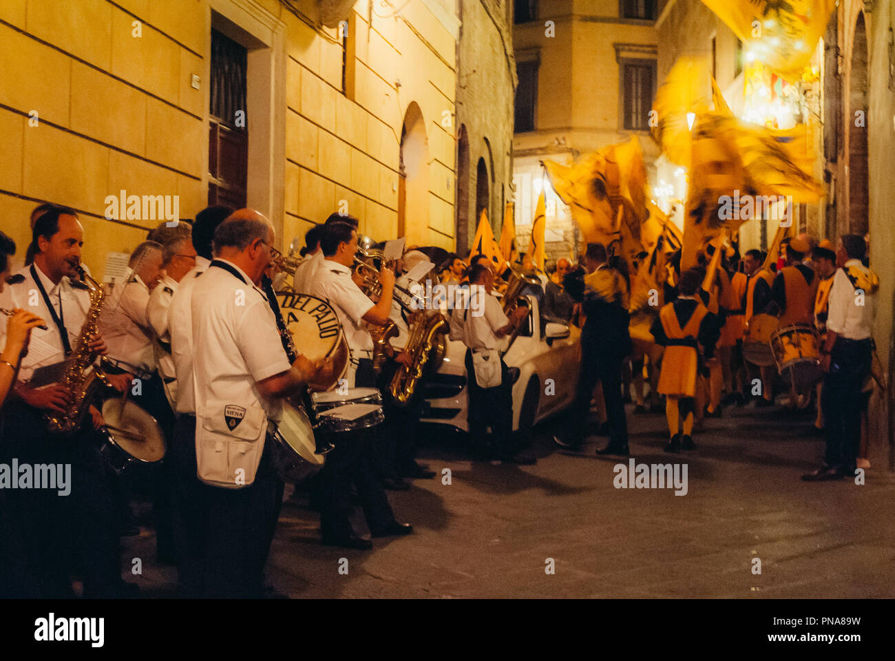 Palio siena flags hi-res stock photography and images - Alamy