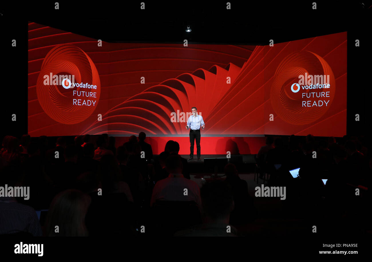 Vodafone uk ceo nick jeffrey gives hi-res stock photography and images ...