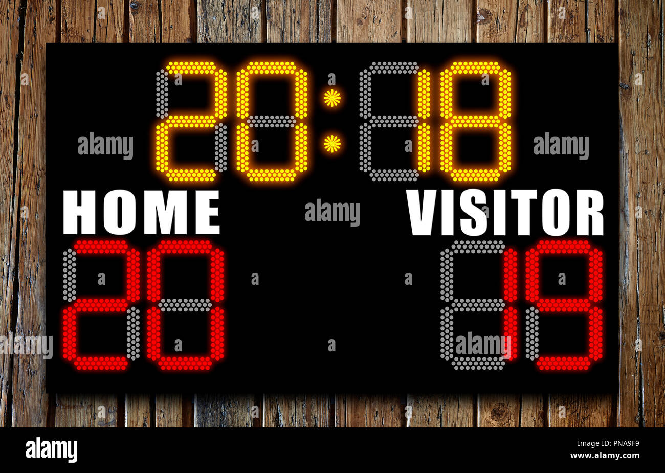 Soccer time clock game hi-res stock photography and images - Alamy