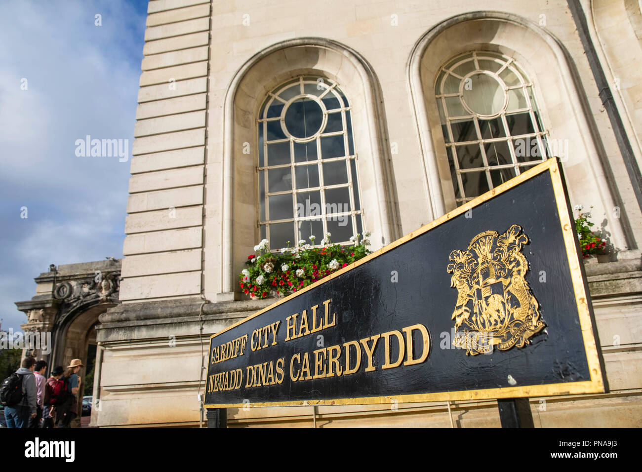 Cardiff council sign hi-res stock photography and images - Alamy