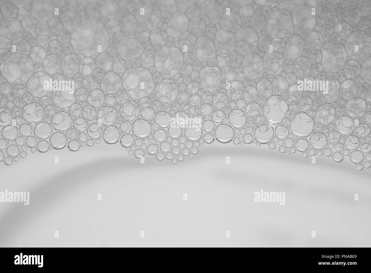 white foam texture abstract background closeup Stock Photo - Alamy