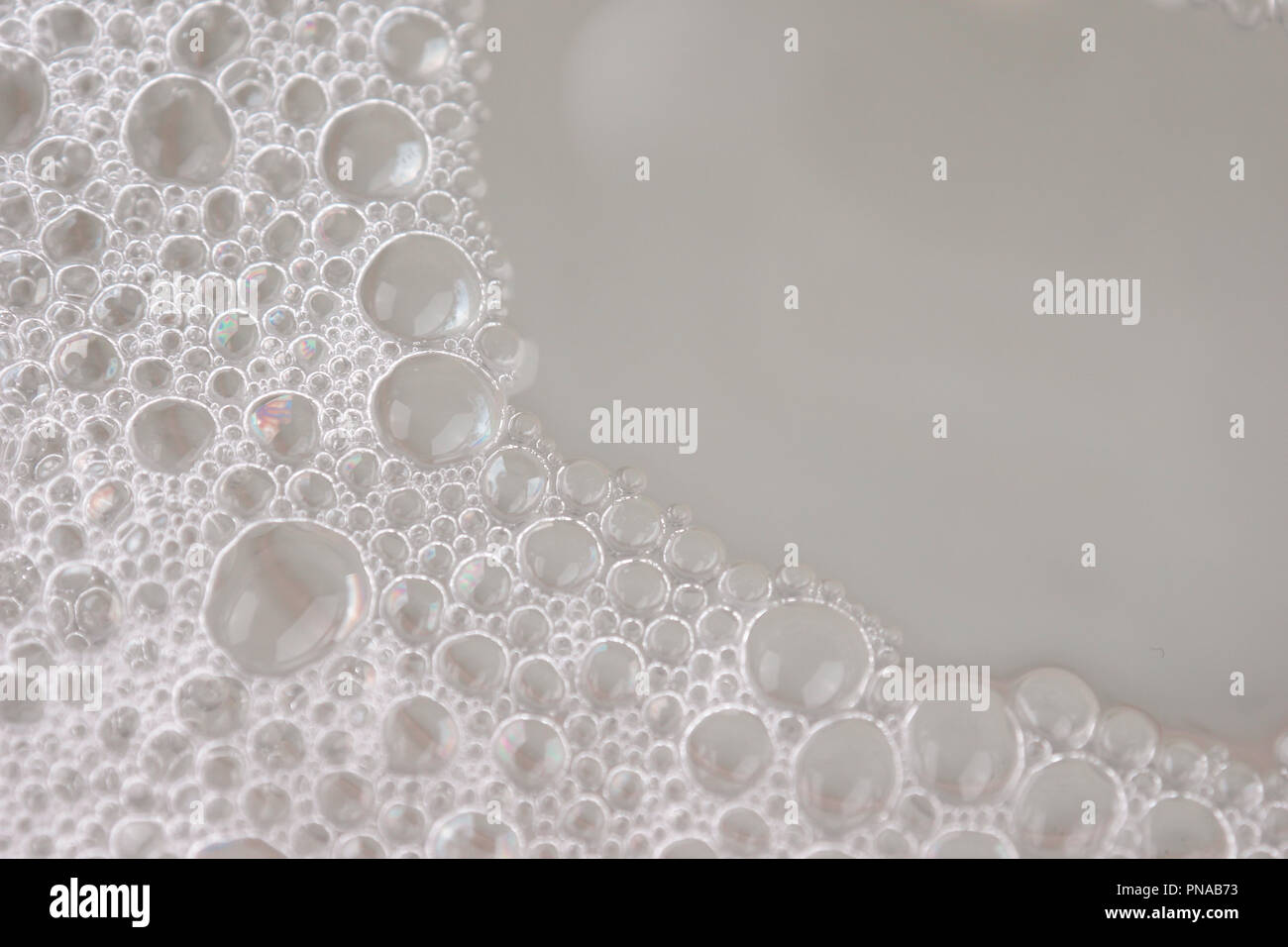 white foam texture abstract background closeup Stock Photo - Alamy