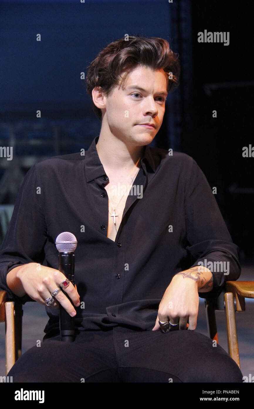 Harry Styles 07/09/2017 "Dunkirk" Press Conference held at the Barker ...