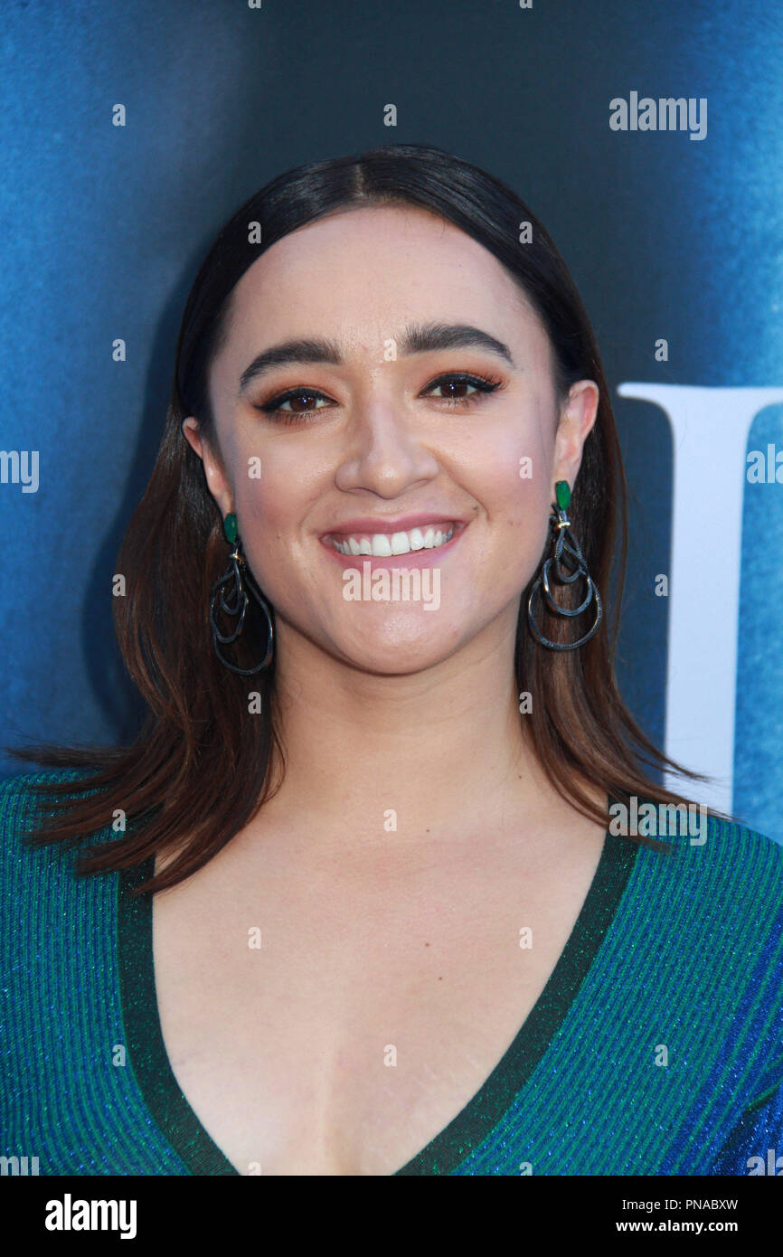 Keisha Castle-Hughes 07/12/2017 "Game of Thrones" Season 7 Premiere ...