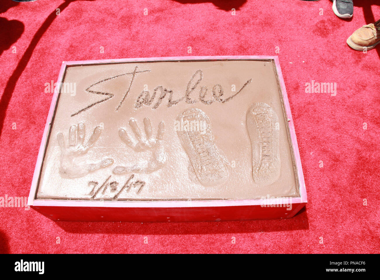 Stan Lee 07/18/2017 Stan Lee Hand and Footprint Ceremony held at the ...