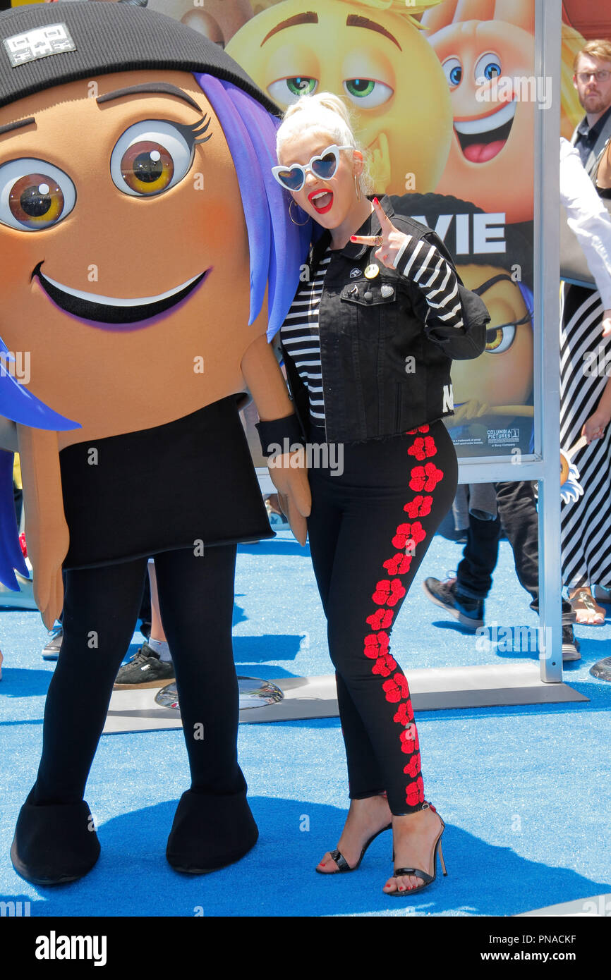 Christina Aguilera at the World Premiere of Columbia Picture's "The ...