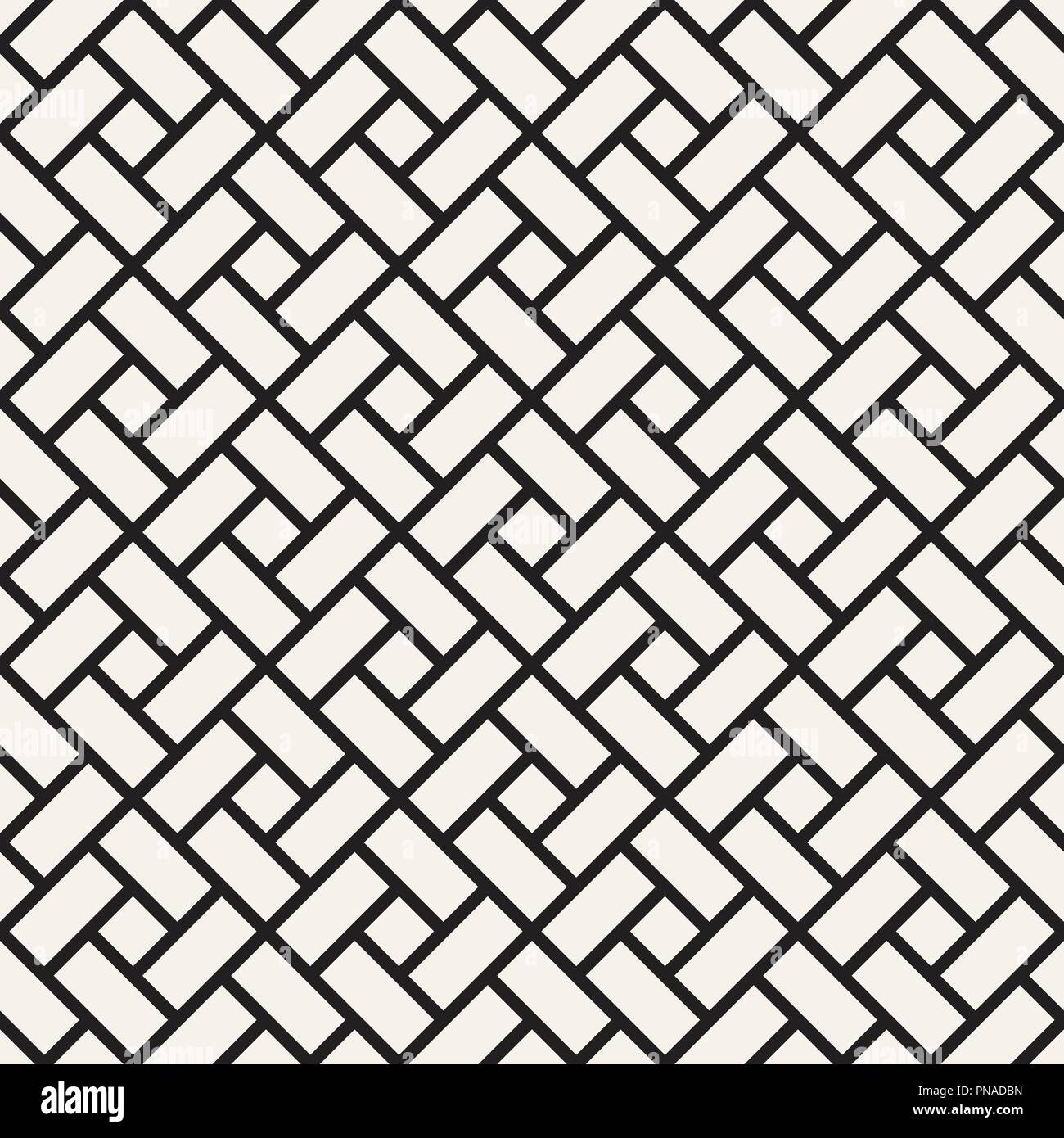 Vector Seamless Lines Mosaic Pattern Modern Stylish Abstract Texture Repeating Geometric Tiles