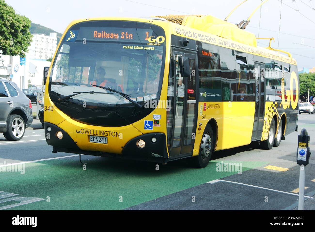 Go Wellington Designline Trolleybus no 840 in Central Wellington New ...