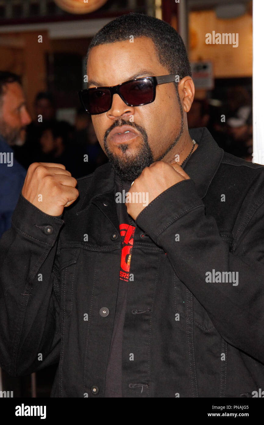 Ice Cube at the Premiere of New Line Cinema's "Fist Fight" held at the ...