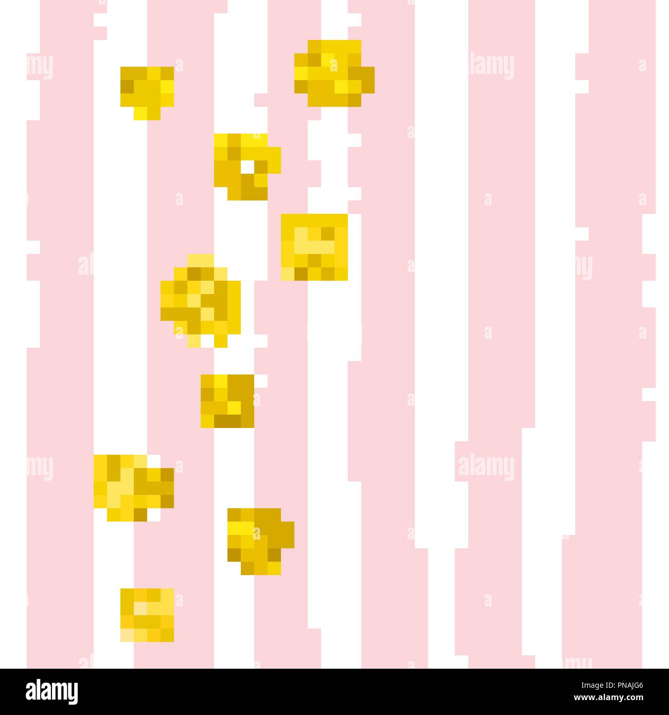 Gold glitter confetti with dots Stock Vector Image & Art - Alamy