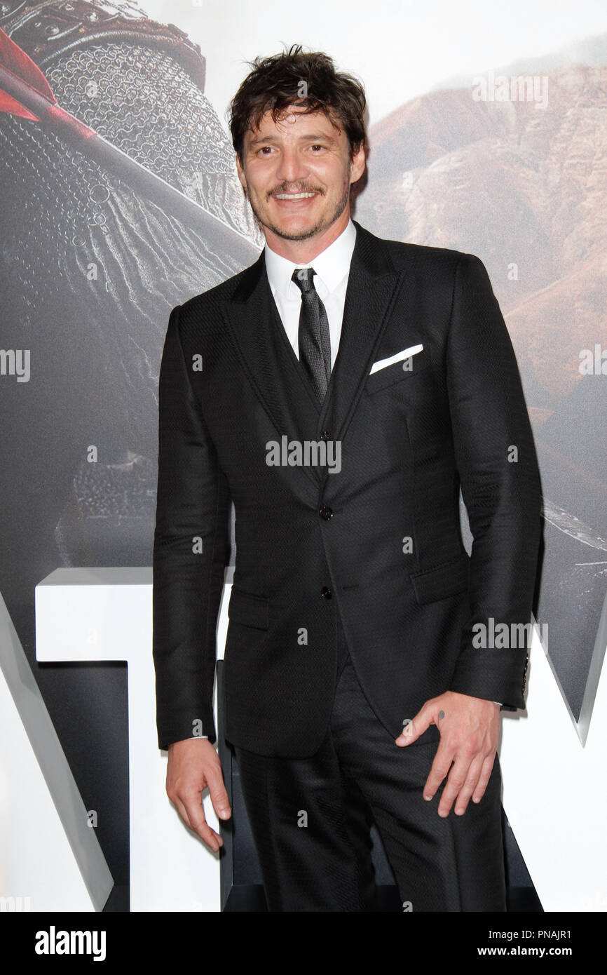 Pedro Pascal at the Premiere of Universal Pictures' "The Great Wall ...
