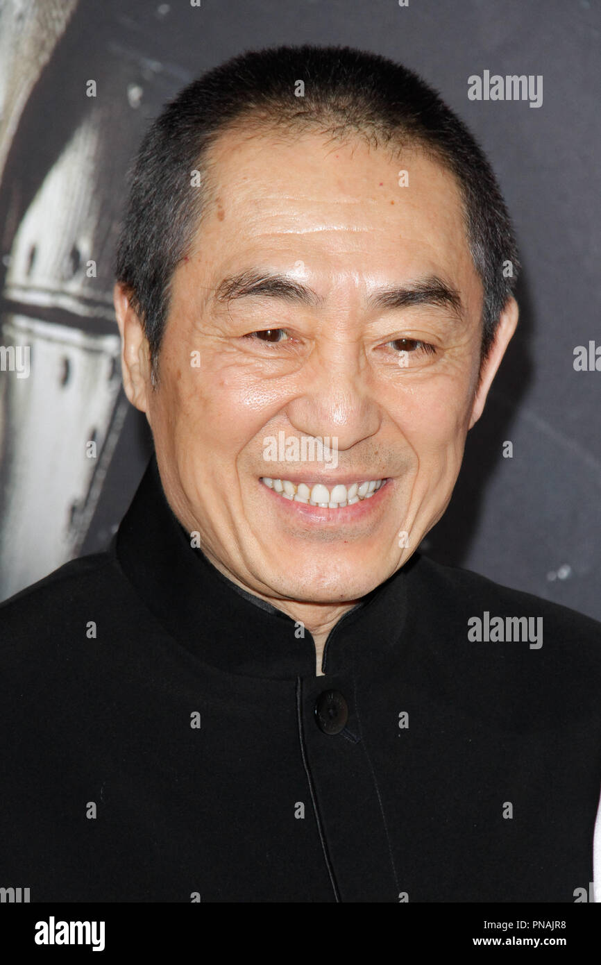 Zhang Yimou at the Premiere of Universal Pictures' "The Great Wall ...