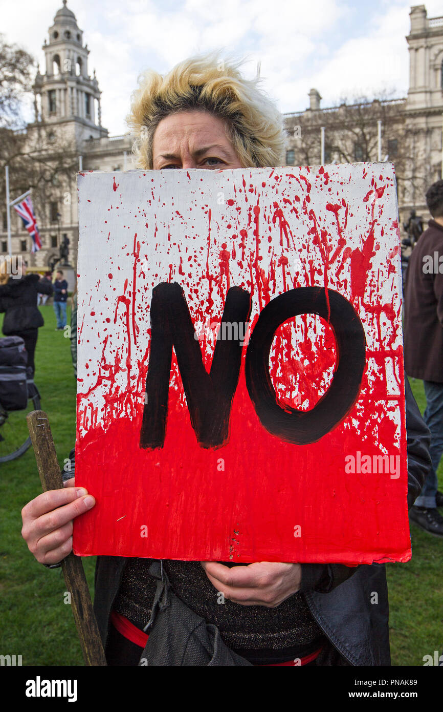 "Stop the Rush to War: Don't Bomb Syria" People rally at a protest ...