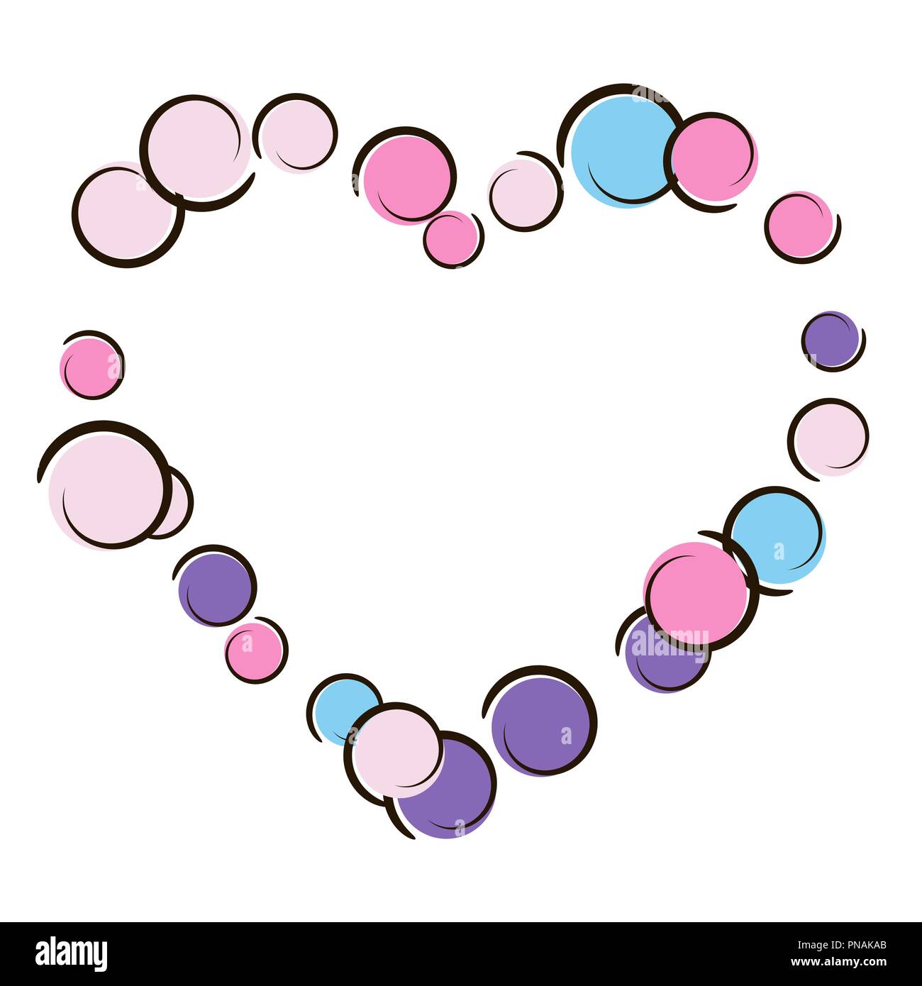 Retro wedding confetti Cut Out Stock Images & Pictures - Alamy