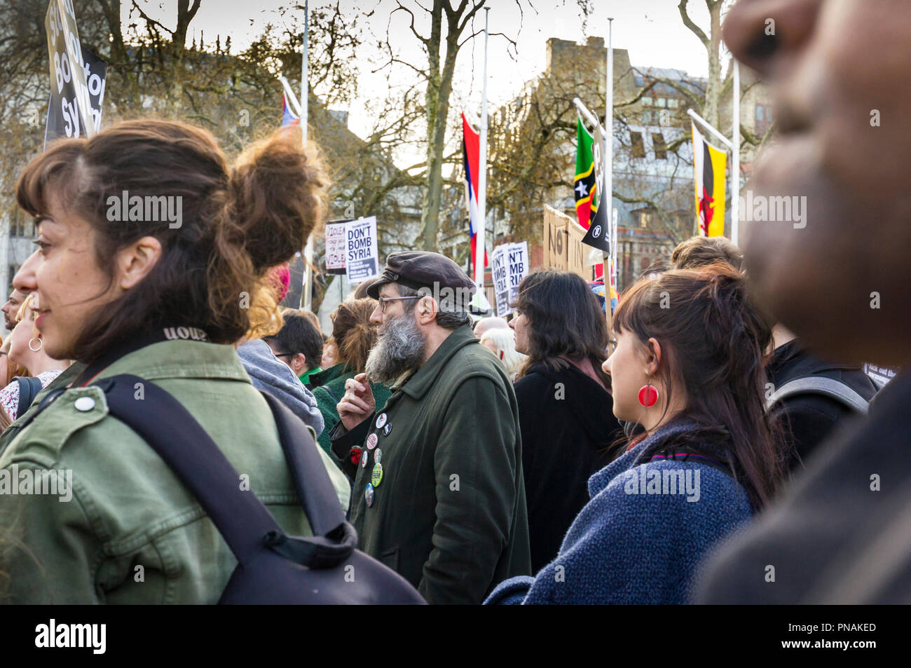 Crowd hands in air protest hi-res stock photography and images - Alamy