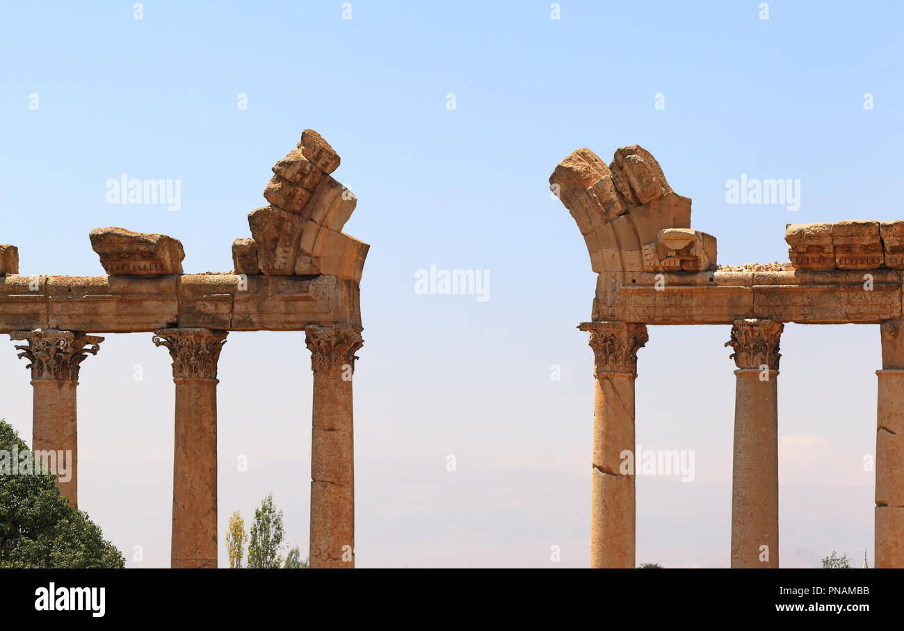 Baalbek Roman Ruins, Lebanon Stock Photo - Alamy