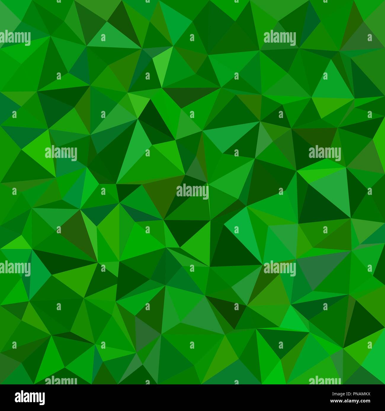 Green Irregular Triangle Tiled Background Vector Illustration From
