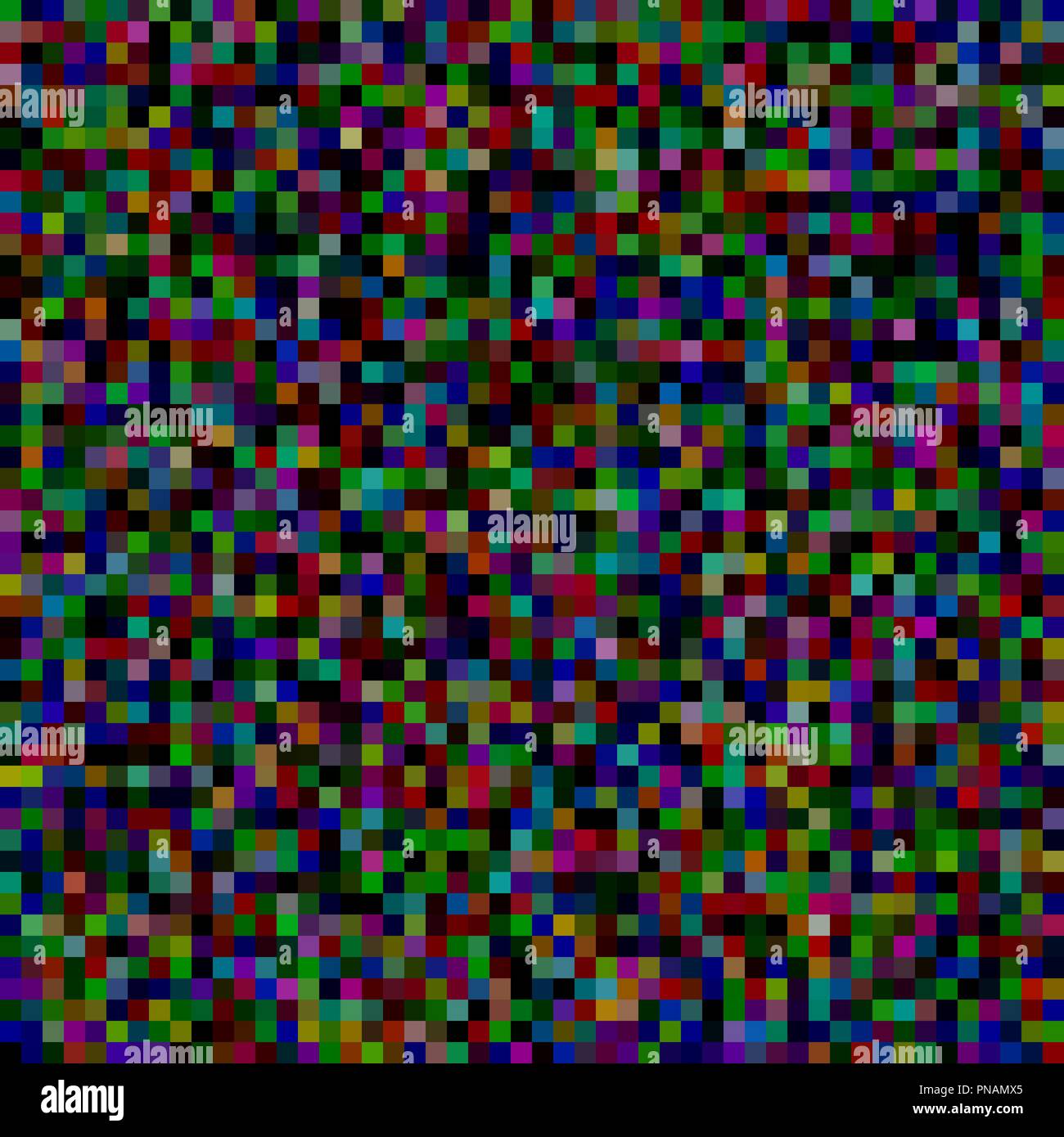 Abstract pixel square mosaic background - geometric vector graphic ...