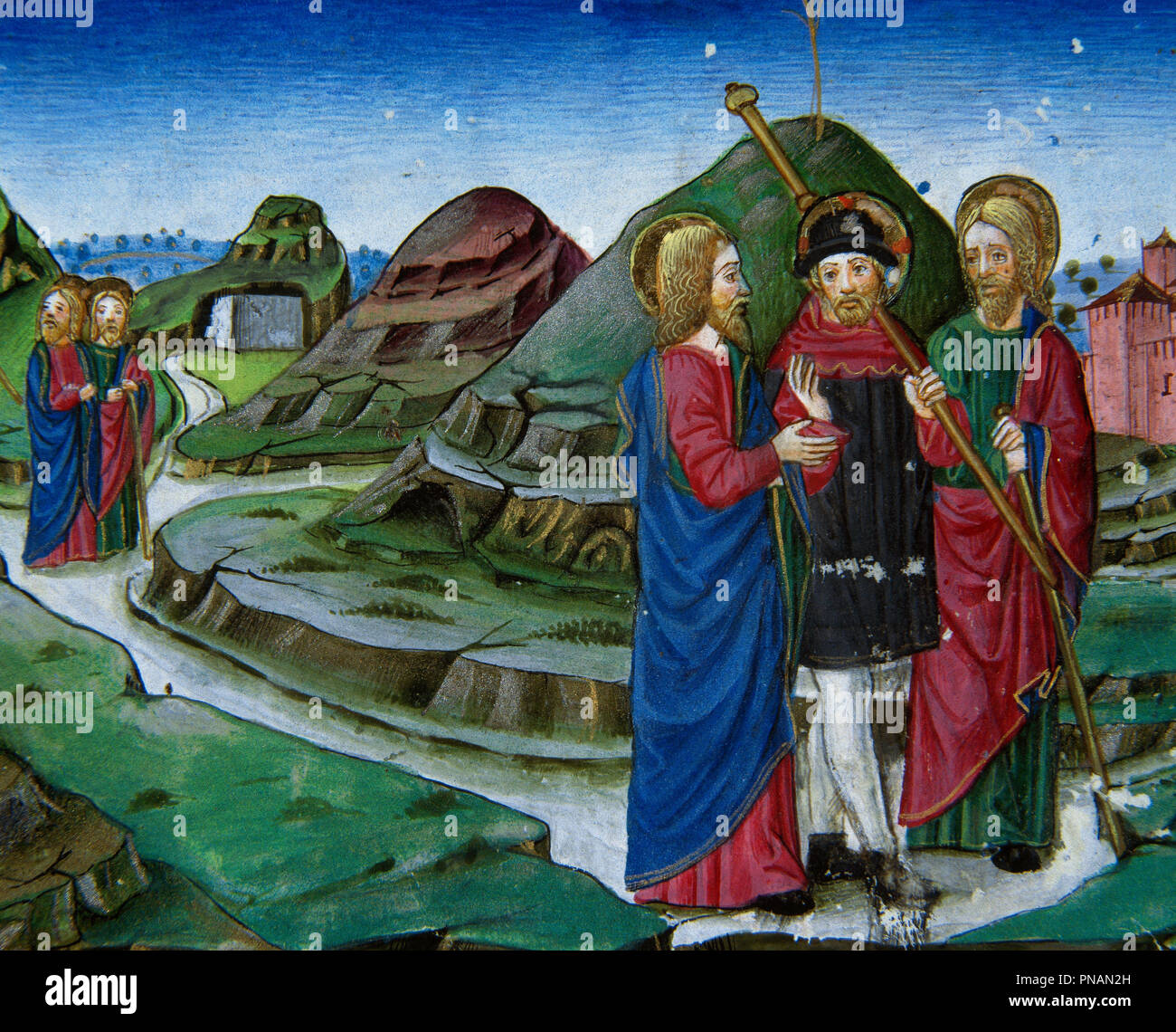 Cristoforo de Predis (1440-1486). Italian miniaturist. Jesus ...