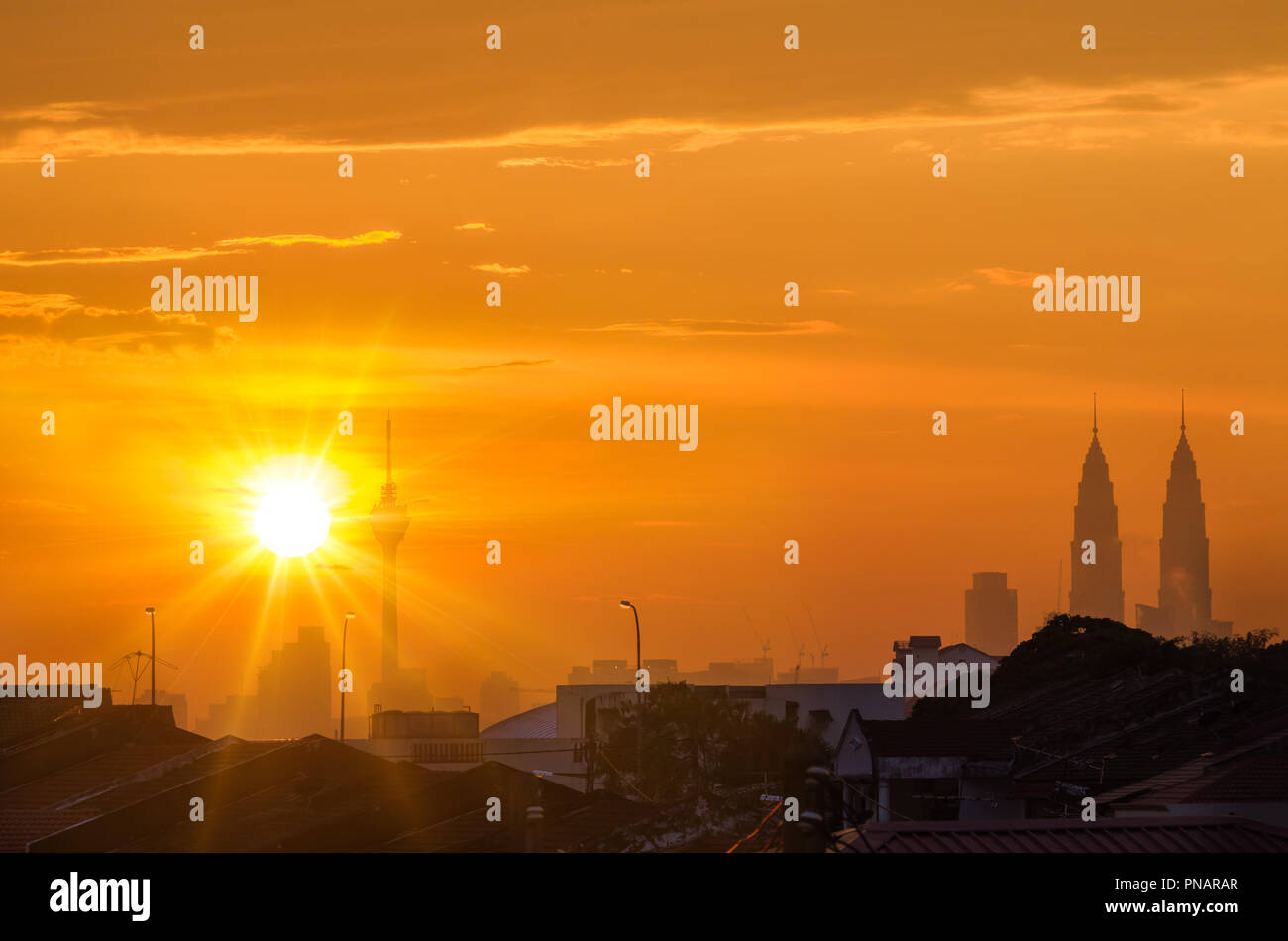 Asia malaysia kuala lumpur silhouette hi-res stock photography and ...
