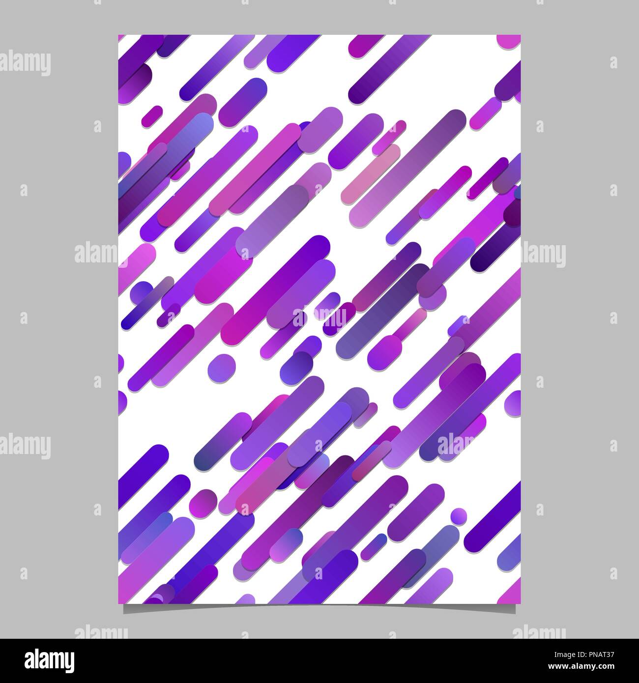 Purple trendy abstract diagonal gradient rounded stripe pattern page background template ...