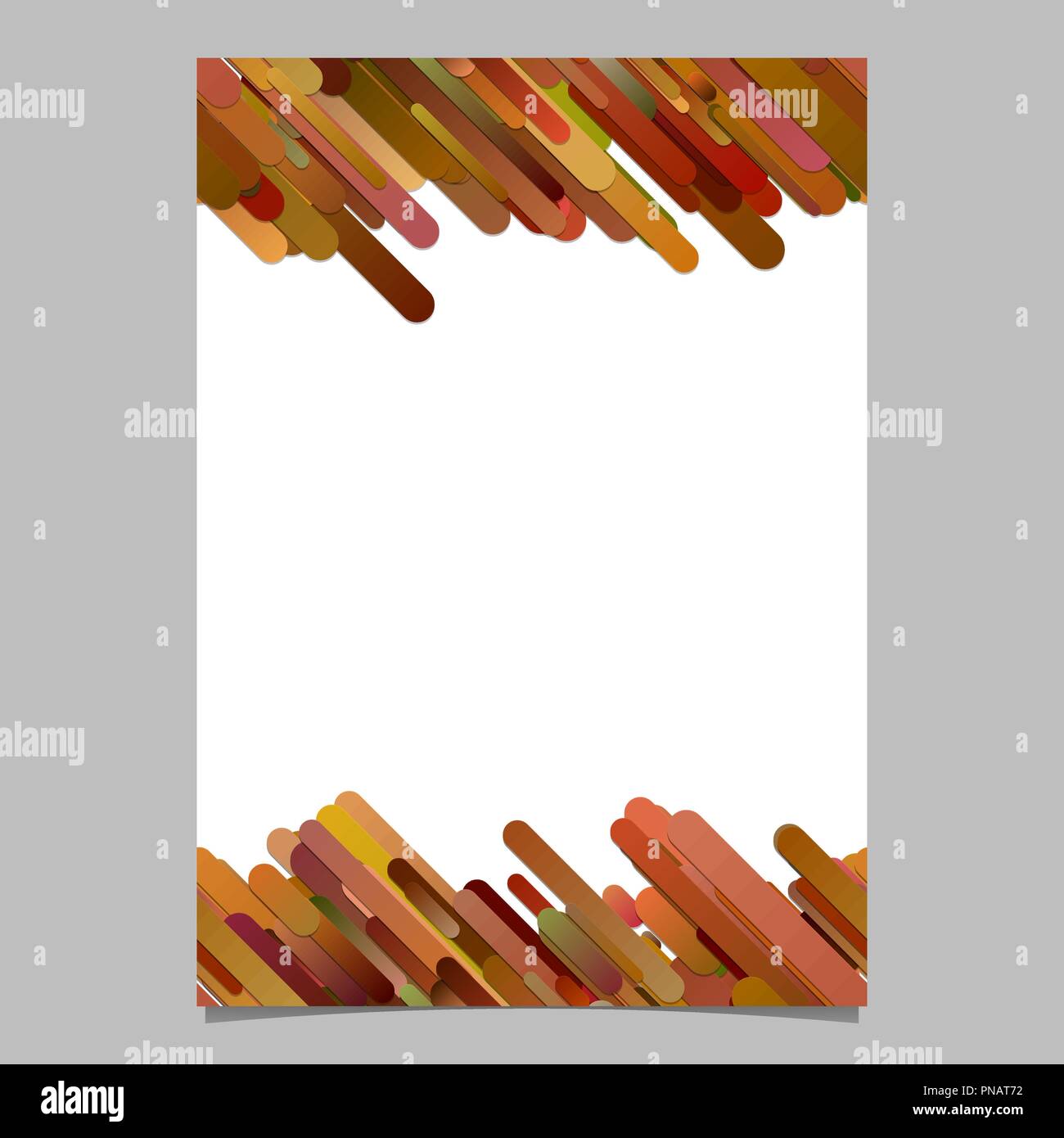 Abstract Modern Diagonal Gradient Rounded Stripe Pattern Brochure Background Stock Vector Image