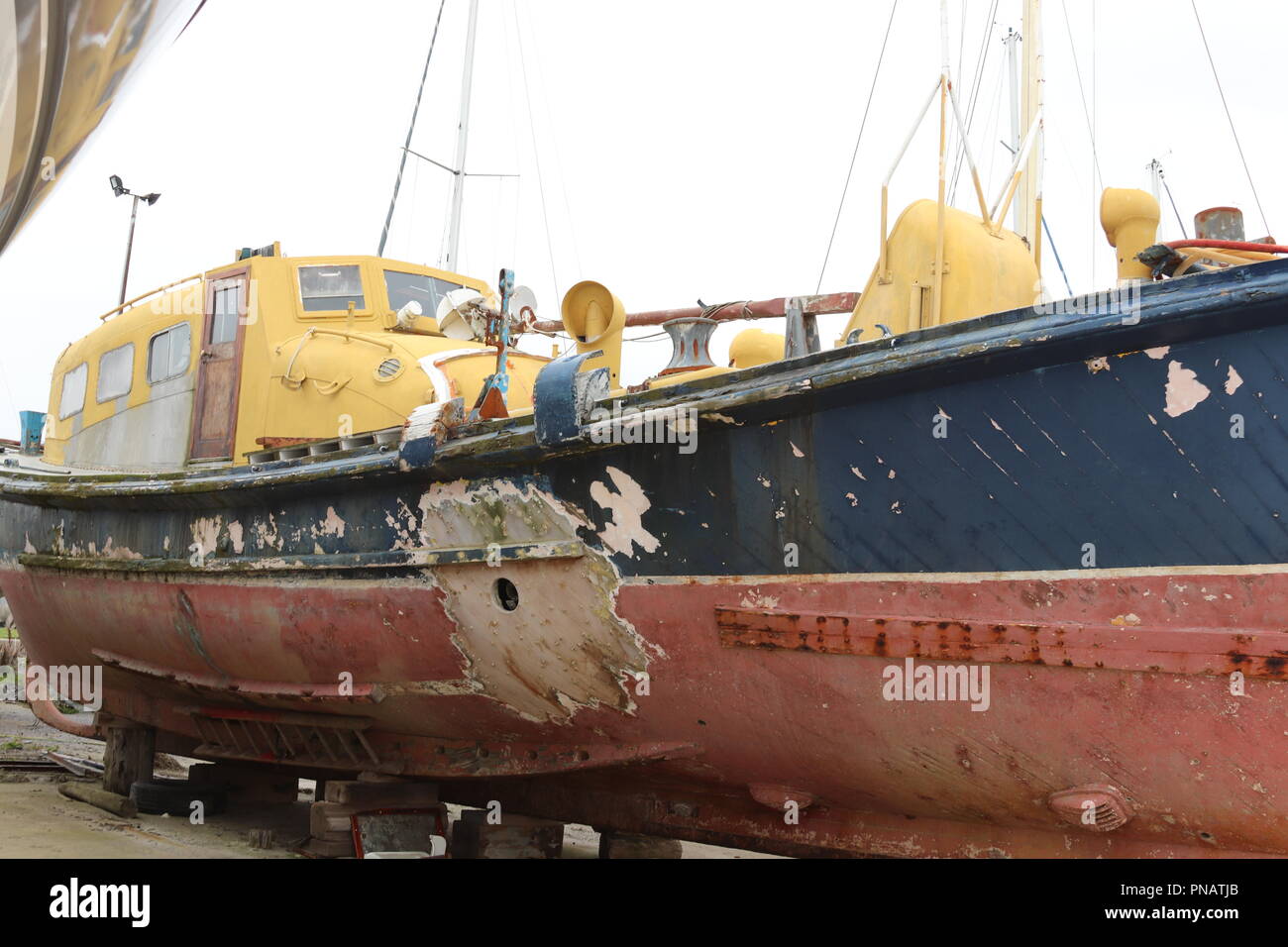 Port Penrhyn Commercial Docks, Banger Wales Stock Photo - Alamy