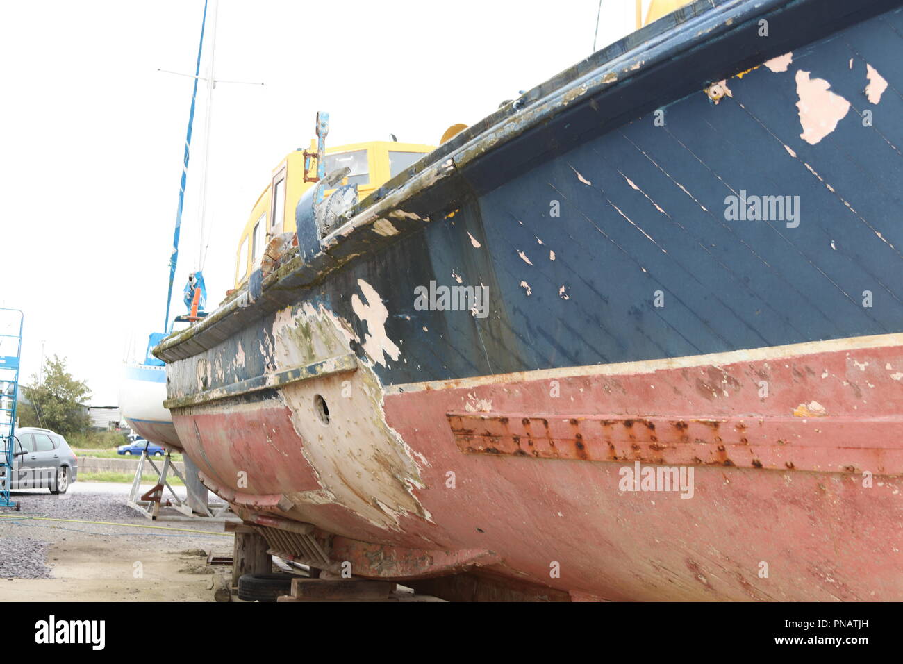 Port Penrhyn Commercial Docks, Banger Wales Stock Photo - Alamy