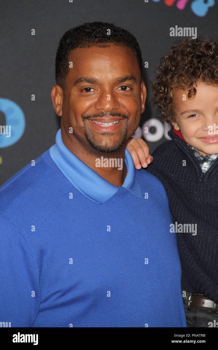 Alfonso Ribeiro, Alfonso Lincoln Ribeiro, Jr. at the Premiere of Disney ...