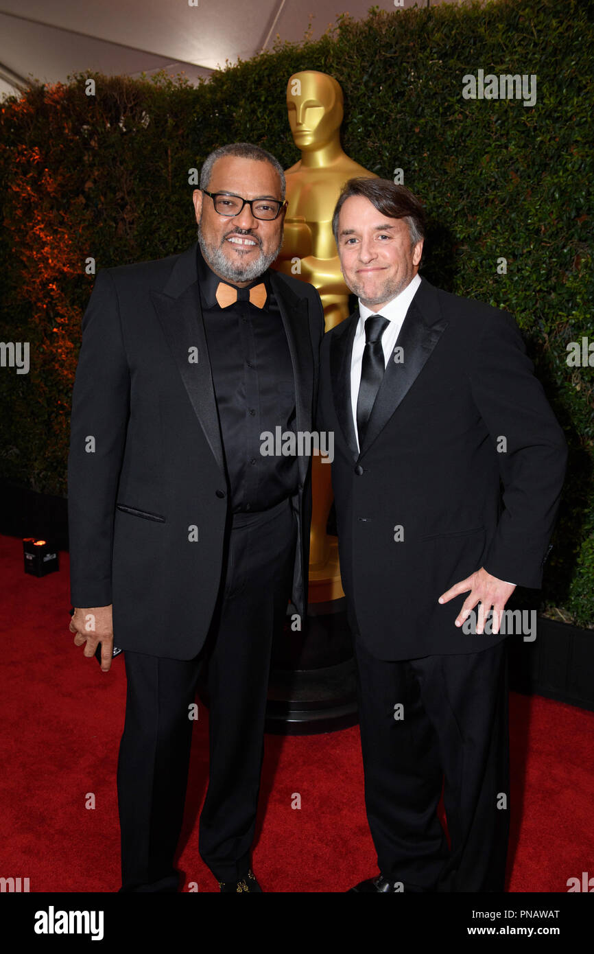 Laurence Fishburne and Richard Linklater attend the Academy’s 2017 ...