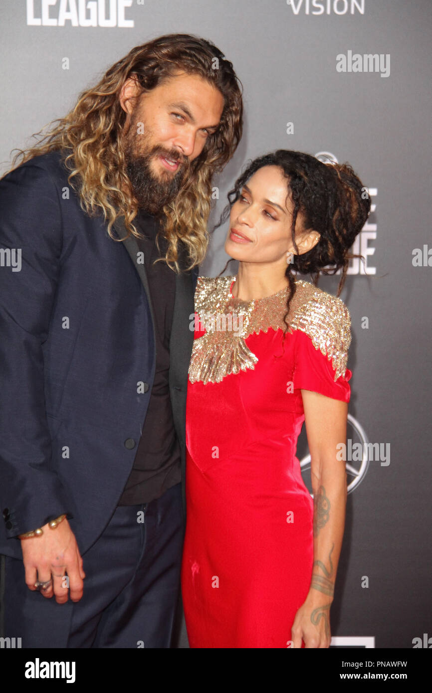 Jason Momoa Lisa Bonet At The World Premiere Of Warner Bros Justice