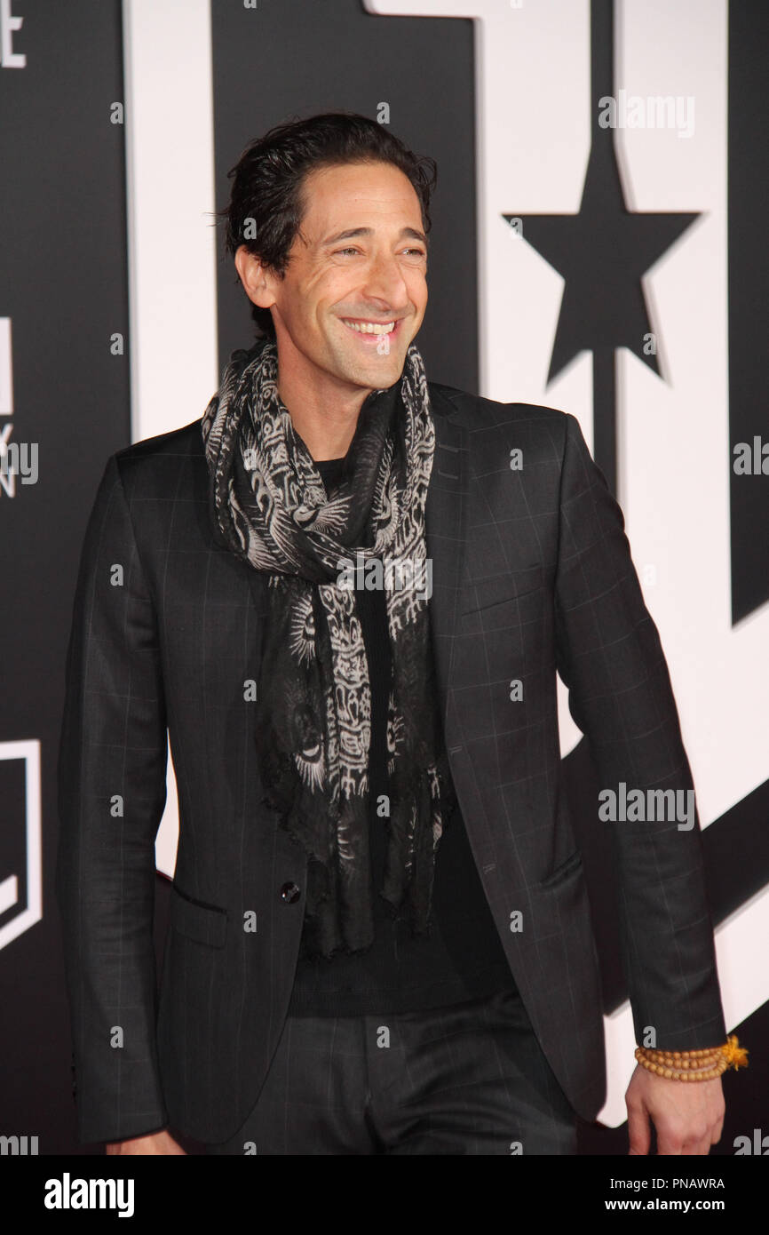 Adrien Brody at the World Premiere of Warner Bros' "Justice League ...