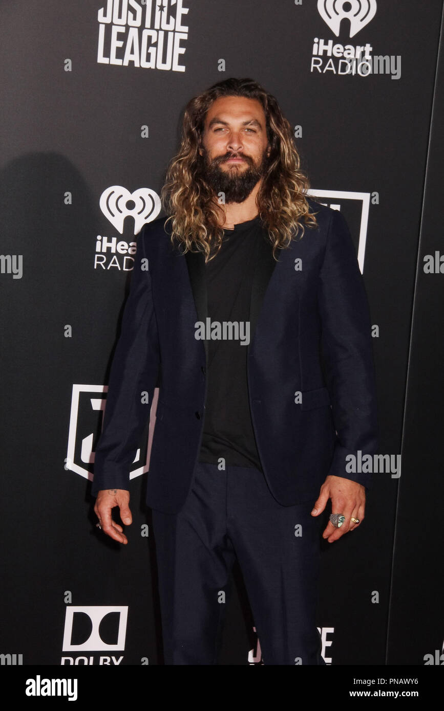 Jason Mamoa 11/13/2017 The World Premiere of "Justice League" held at ...