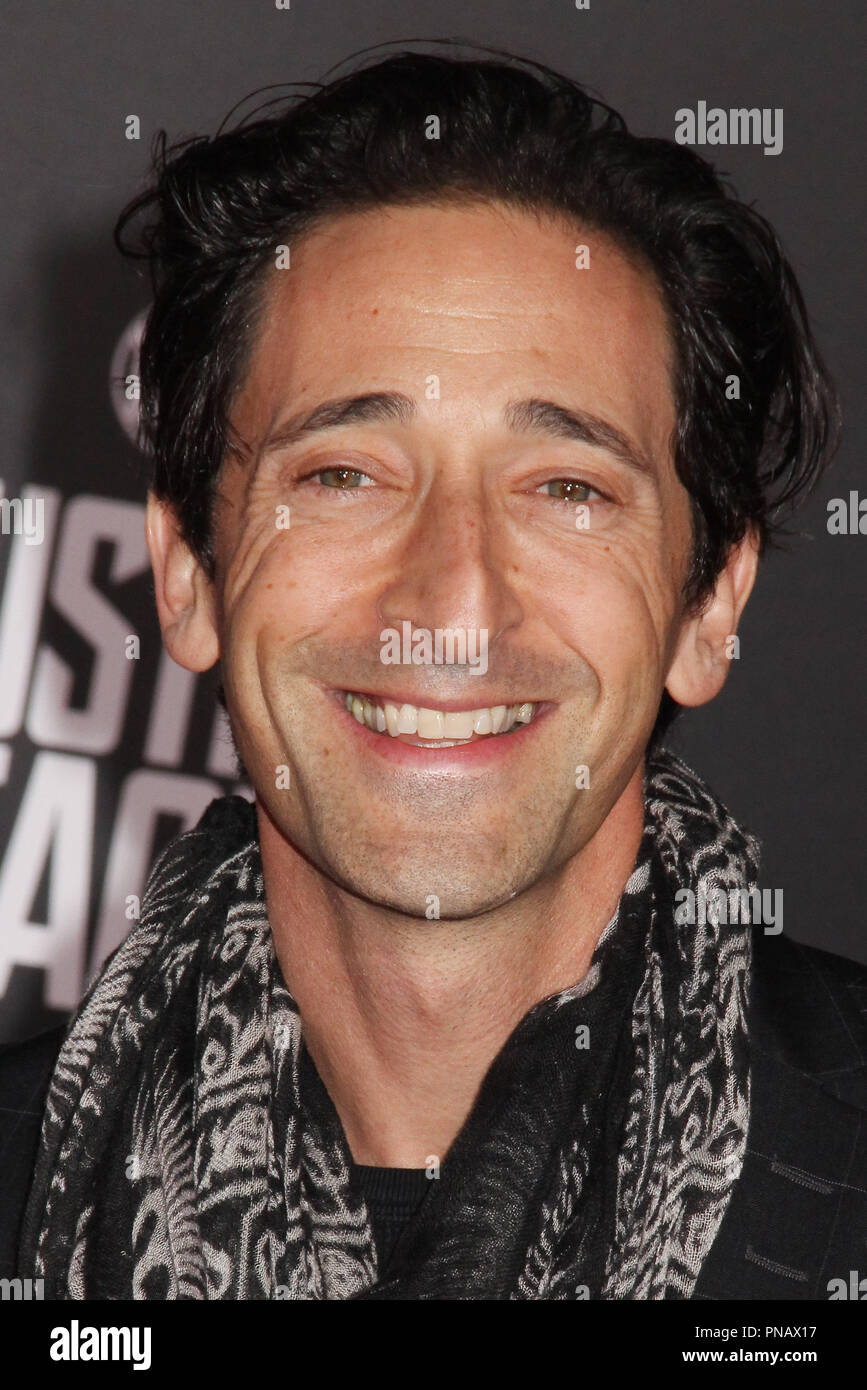 Adrian Brody 11/13/2017 The World Premiere of "Justice League" held at ...